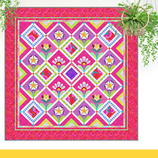 The Tuileries Gardens: Surface of Beauty FreeSpirit Fabric Quilt Pattern – The Red Boot Quilt Co.