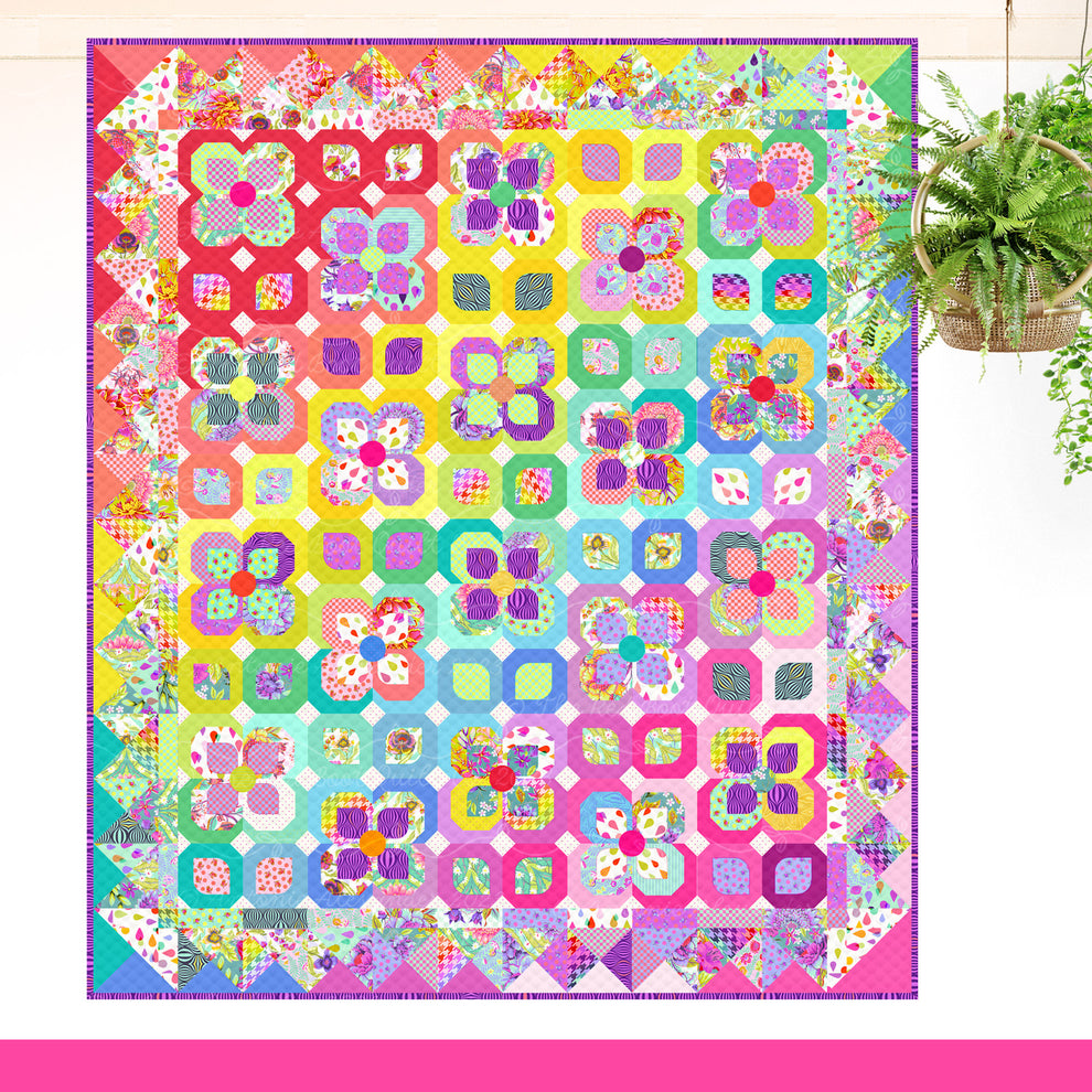 The Untamed Garden: FreeSpirit Fabric Tula Pink Quilt Pattern – The Red ...