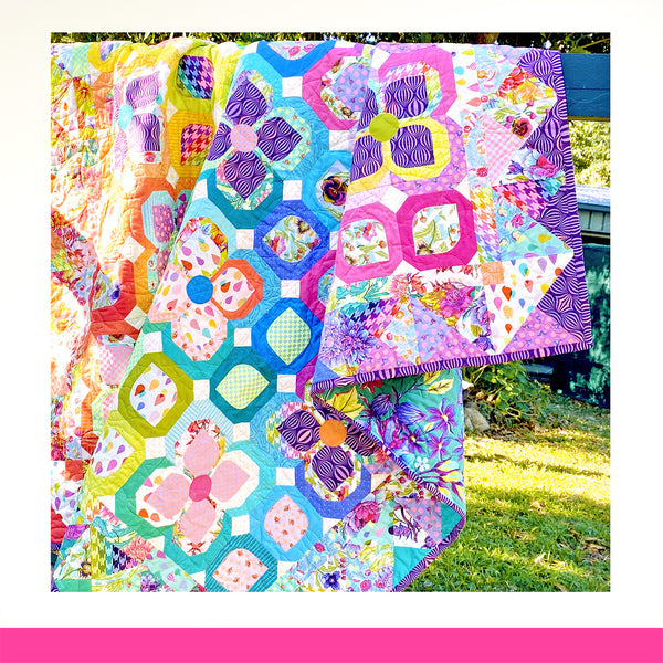 The Untamed Garden: FreeSpirit Fabric Tula Pink Quilt Pattern – The Red Boot Quilt Co.